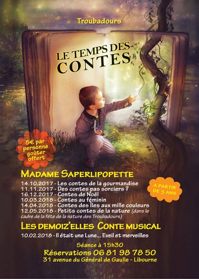 Contes pour enfant de Madame Saperlipopette - enfant-bordeaux.fr